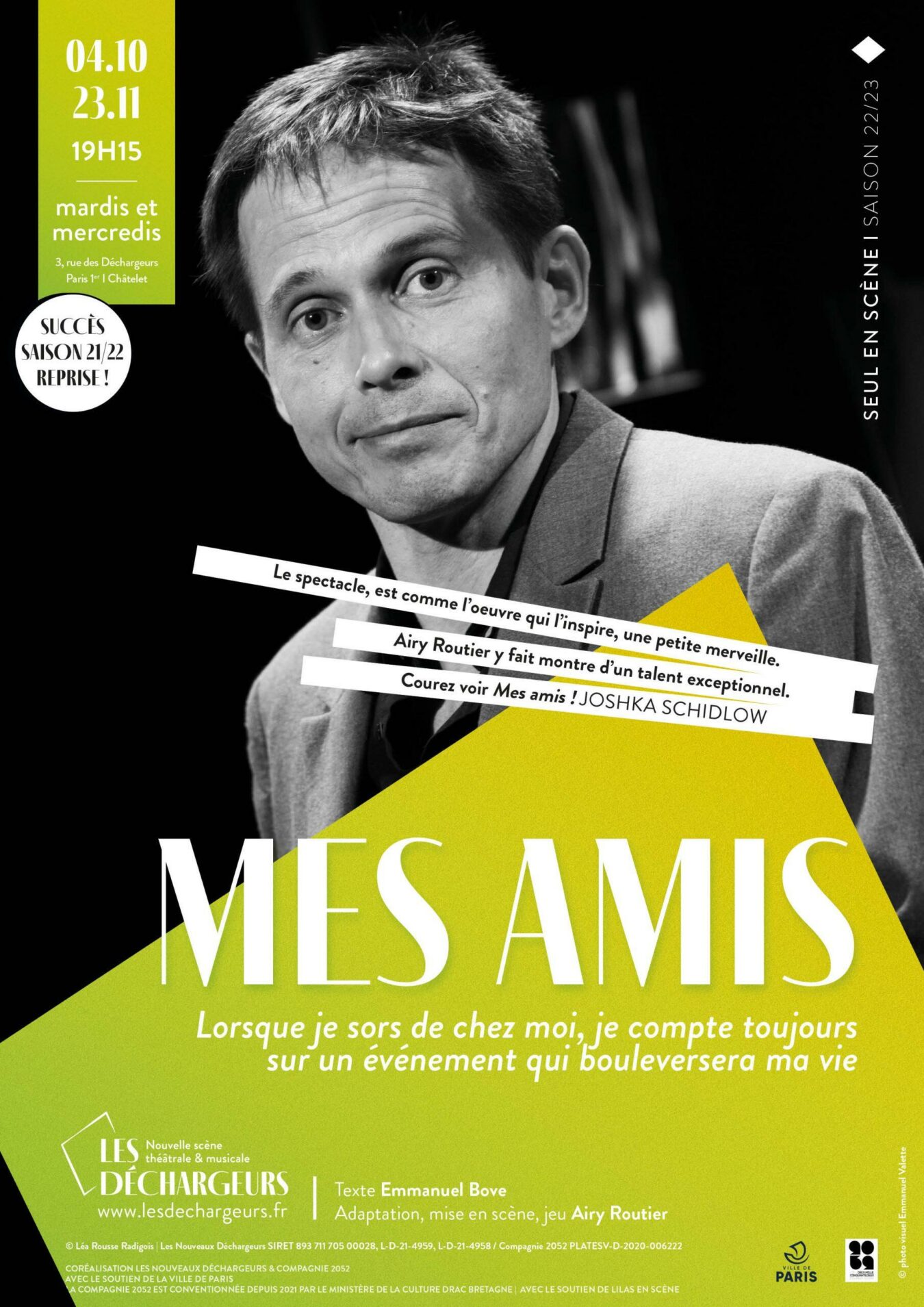 Le journal d'Armelle Héliot - Critiques théâtrales et humeurs du temps